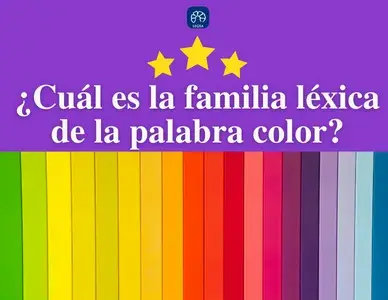 ¿Cuál es la familia léxica de la palabra color? | Español
